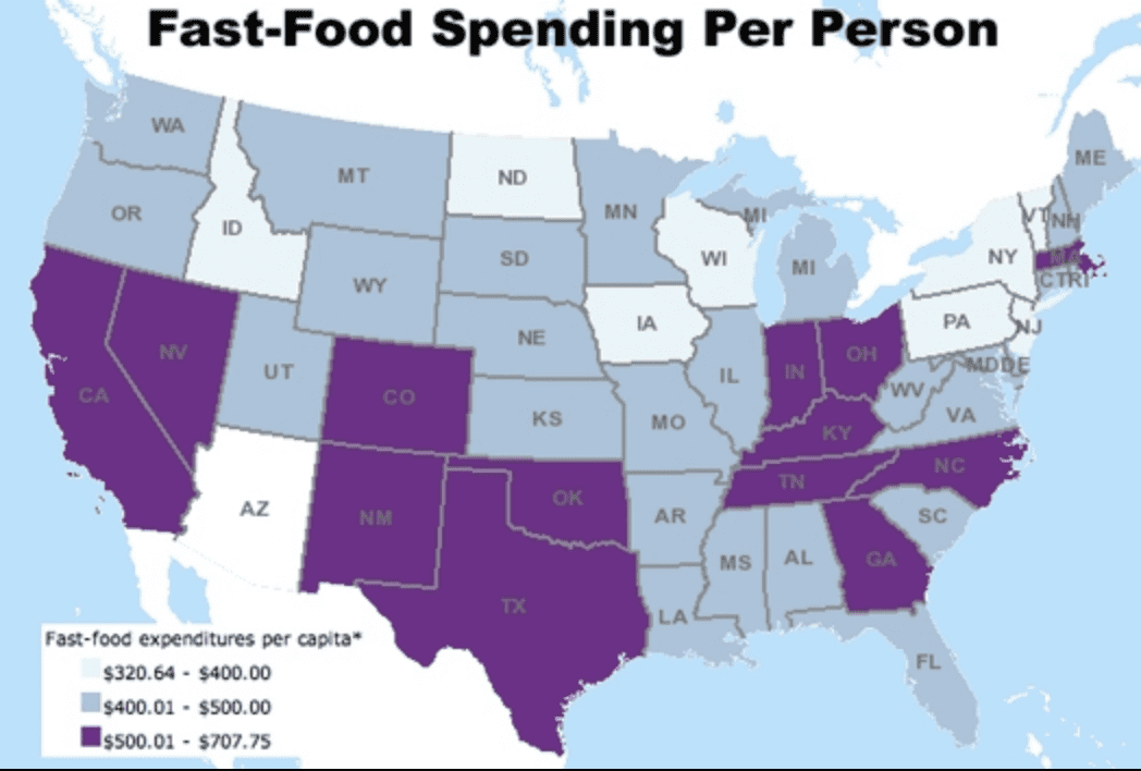 Fast Food Consumption in America - PB on Life
