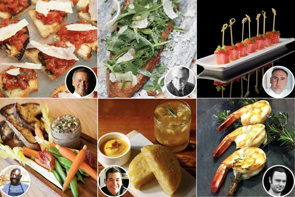 Appetizers from Celebrity Chefs - PB on Life