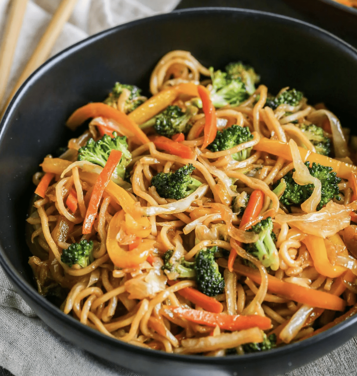 Vegetable Yakisoba Recipe - PB on Life