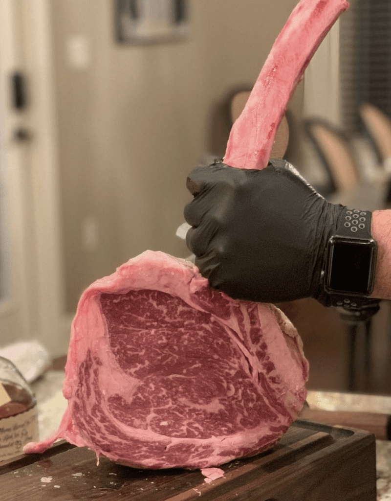 AMERICAN WAGYU TOMAHAWK PRIME RIB ROAST - PB on Life